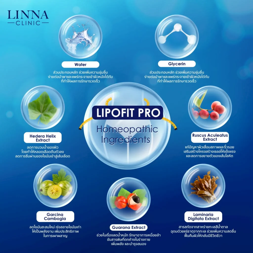 ลินนา คลินิก | LINNA CLINIC | Lipofit Pro's Benefits - LINNA CLINIC